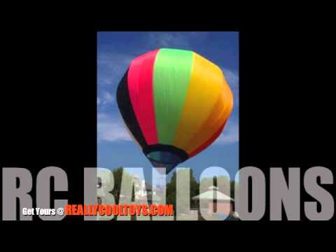 RC Balloons with wicker basket, gondola, and burners - YouTube