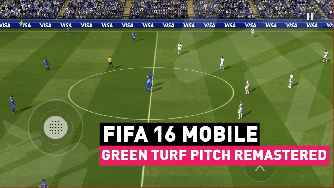 GREEN TURF PITCH REMASTERED | FIFA 16 MOBILE - YouTube