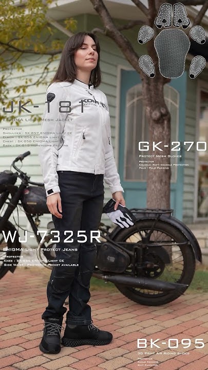 JK-181 - KOMINE Silver / WJ-7325R - Deep Indigo / GK-270 - Silver / BK-095 - Black #コミネ #komine ...