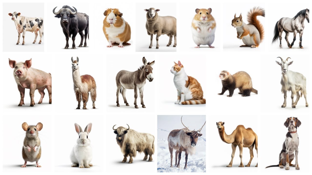 Common Domestic Animals | Vivekoons - YouTube