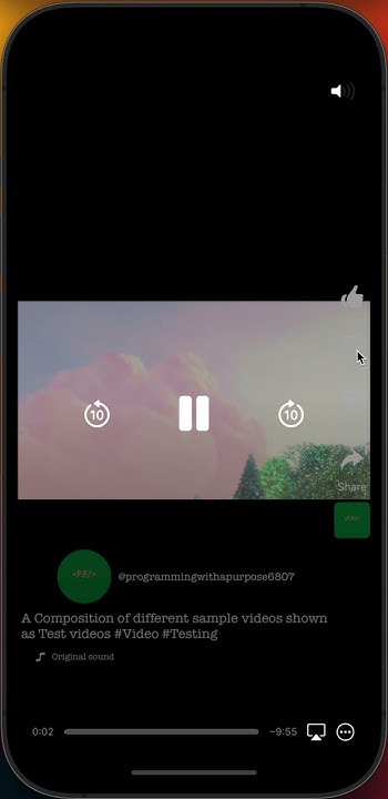 Engaging and Interactive Youtube Shorts video player in SwiftUI (Demo-Part2) | SwiftUI Tutorials ...