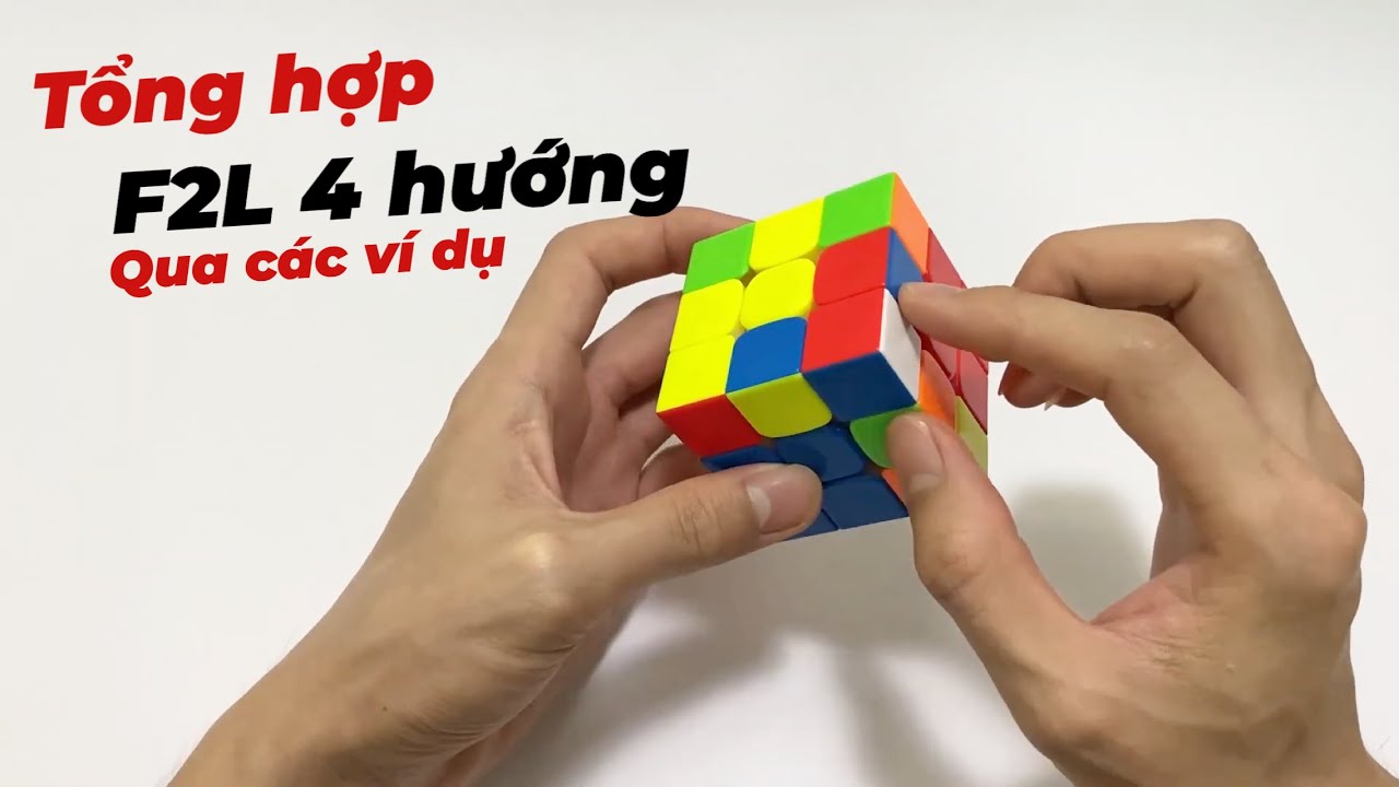 Tổng hợp F2L 4 HƯỚNG qua các ví dụ - YouTube