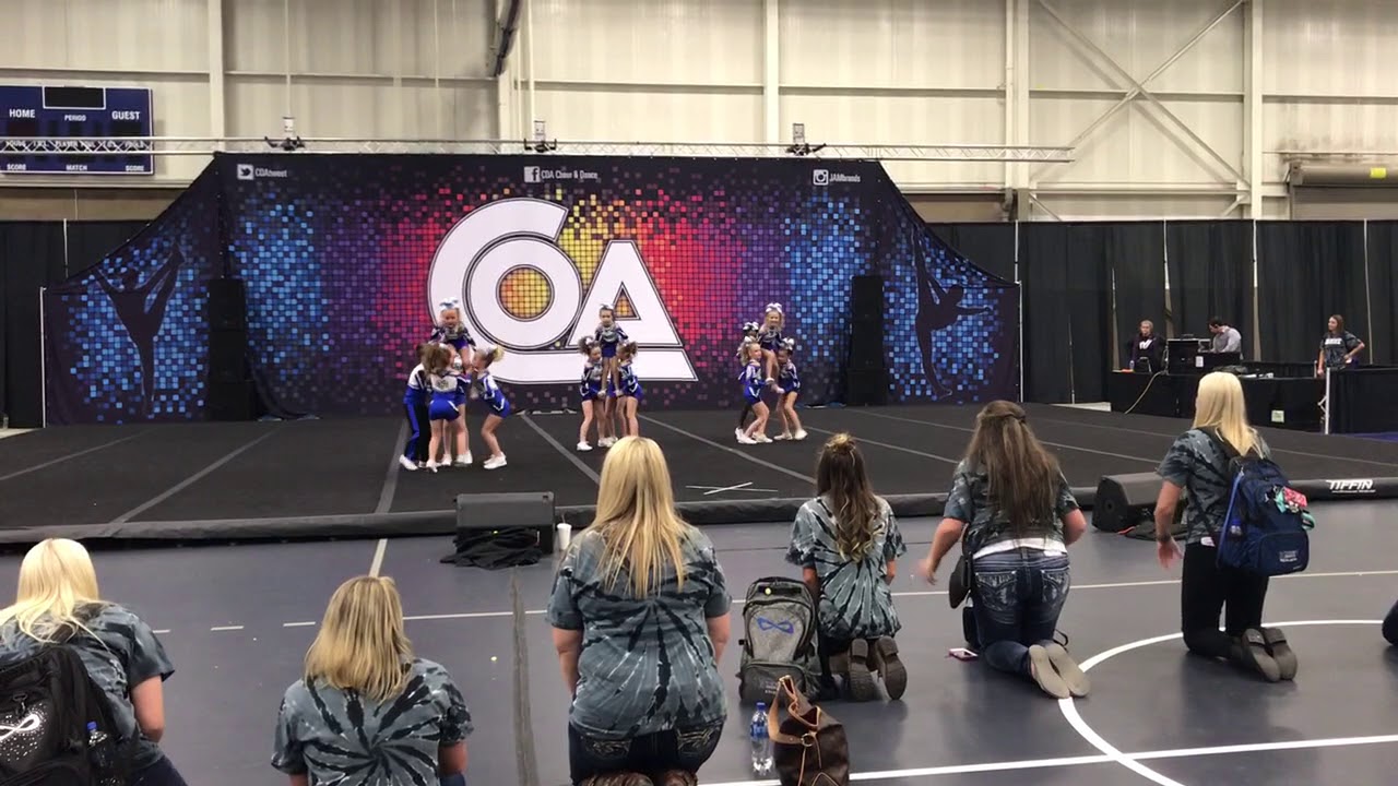 Midwest Cheer Elite Mini Prep Level 1 2017-2018 - YouTube