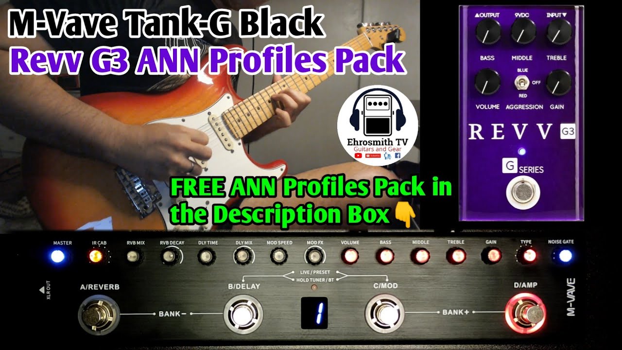 M-VAVE TANK-G BLACK DEMO | FREE REVV G3 ANN PROFILES - YouTube
