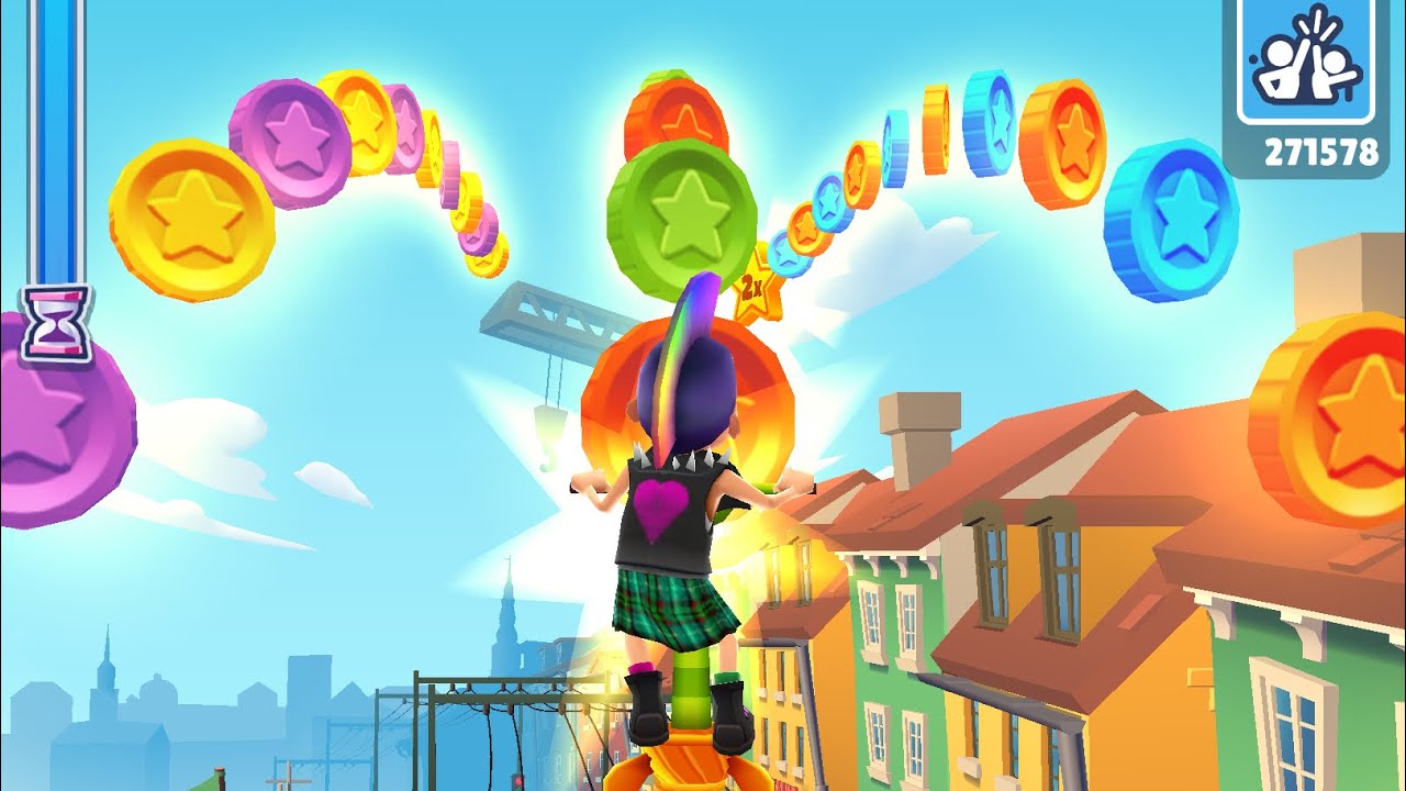 Subway Surfers RAINBOW Coins - YouTube