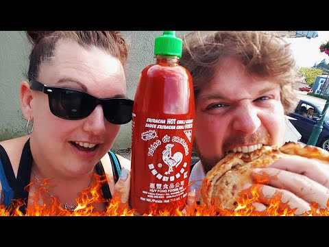 Eating The Worlds Hottest Calzone With Ghost Peppers - YouTube