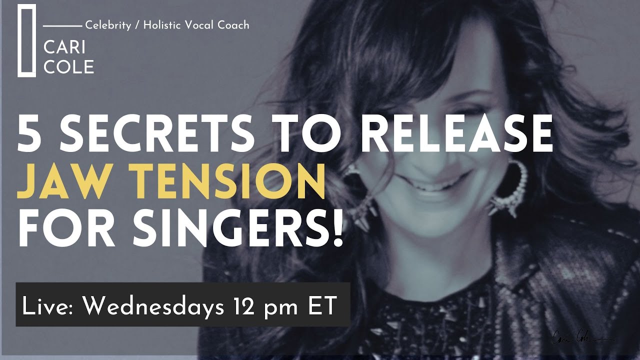 5 Singing Secrets to Release Tension in the Jaw Muscles - YouTube