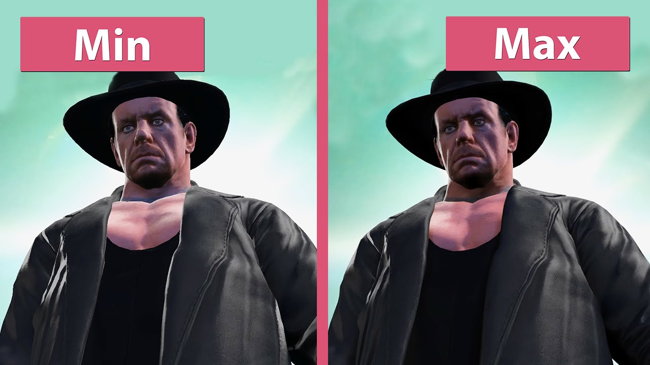 WWE 2K16 – PC Min vs. Max Graphics Comparison - YouTube