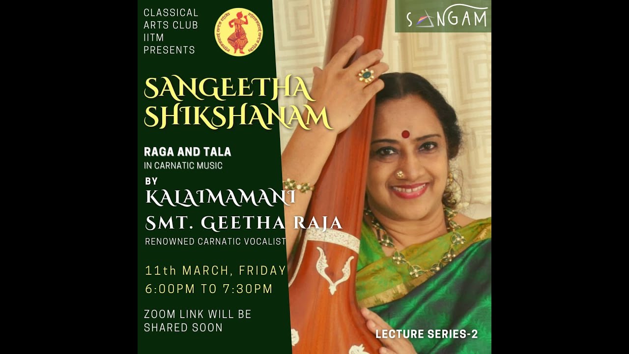 Lecture Demonstration by Vidushi Geetha Raja - YouTube