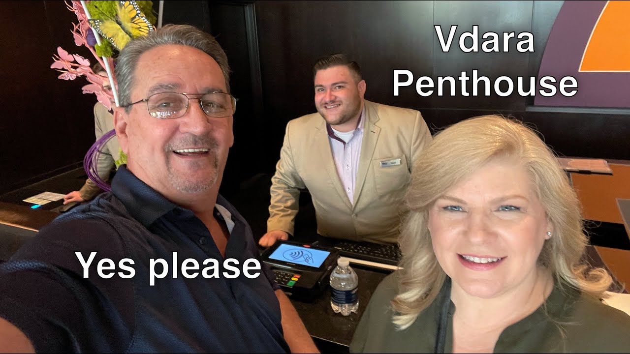 Vdara Penthouse Suite with Fountain / High Roller / Sphere View # ...