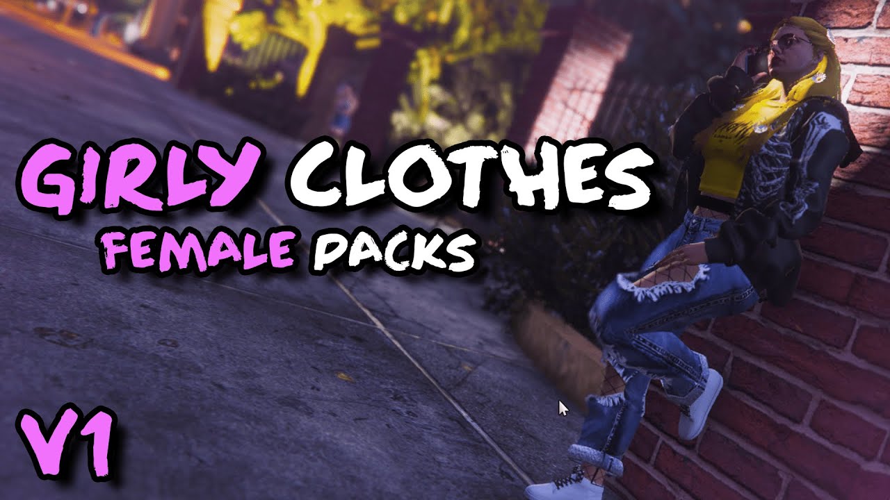 GirlyClothes V1 Female Pack FiveM 2024 - YouTube