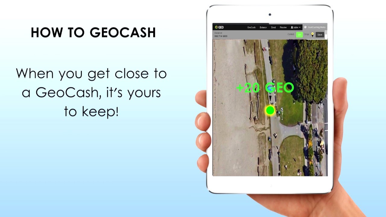 GeoCoin - How To GeoCash - YouTube