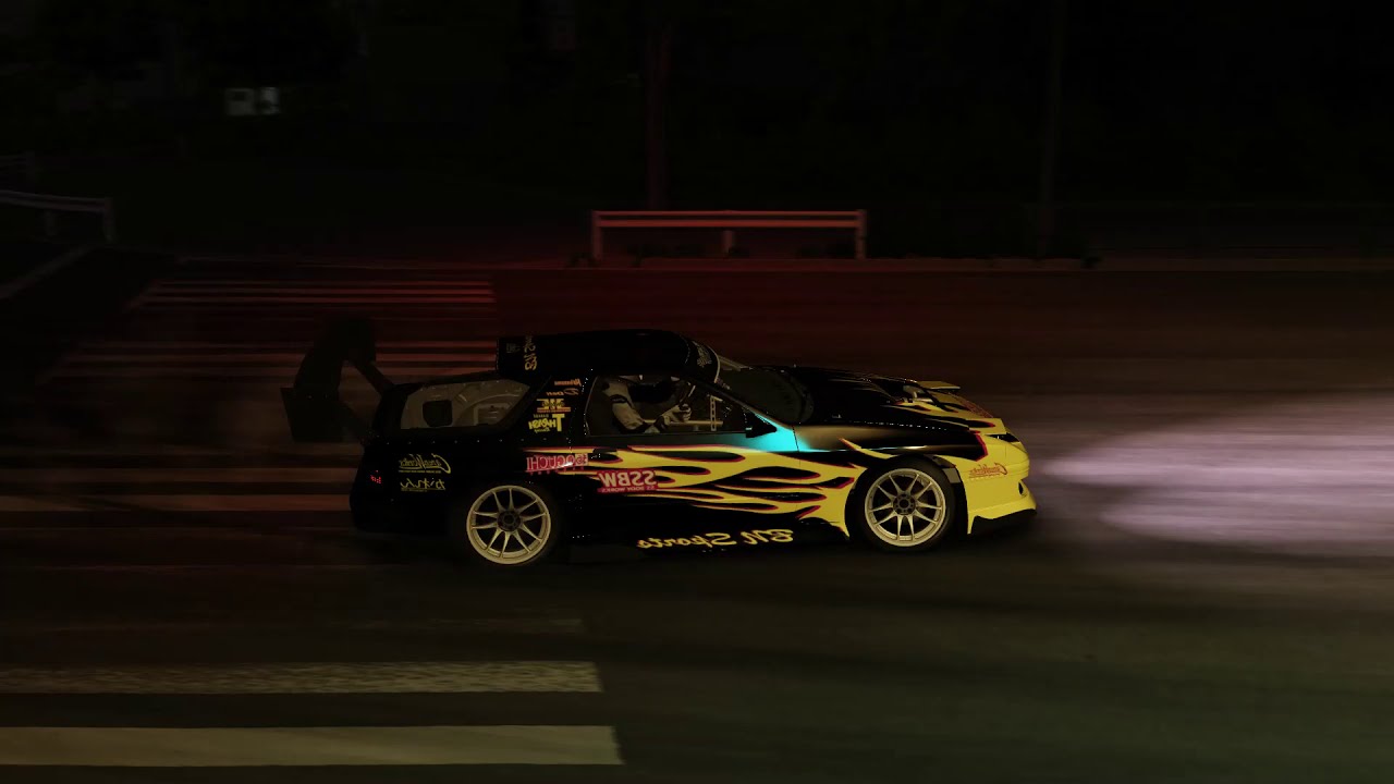 single turbo LS7 v8 fc rx7 (almost)360 entry - YouTube