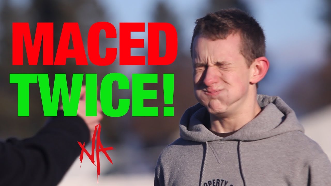 Little Brother Maced in the Face TWICE - YouTube