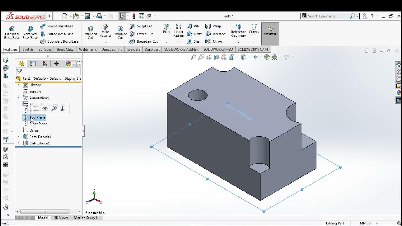 Tutorial Solidworks - Cara Rotate Body di Solidworks - YouTube