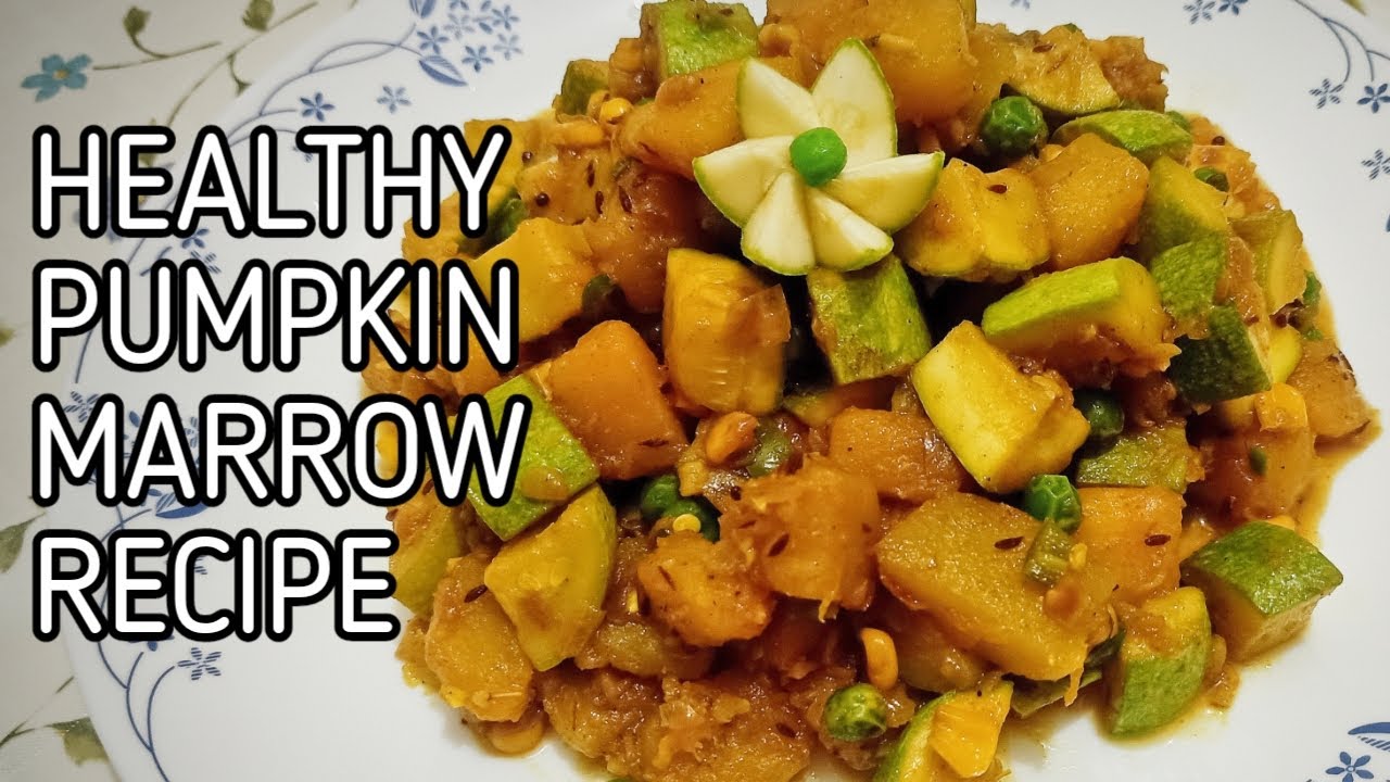 Pumpkin and marrow recipe| kaddu aur marrow ki sabzi| pumpkin and ...