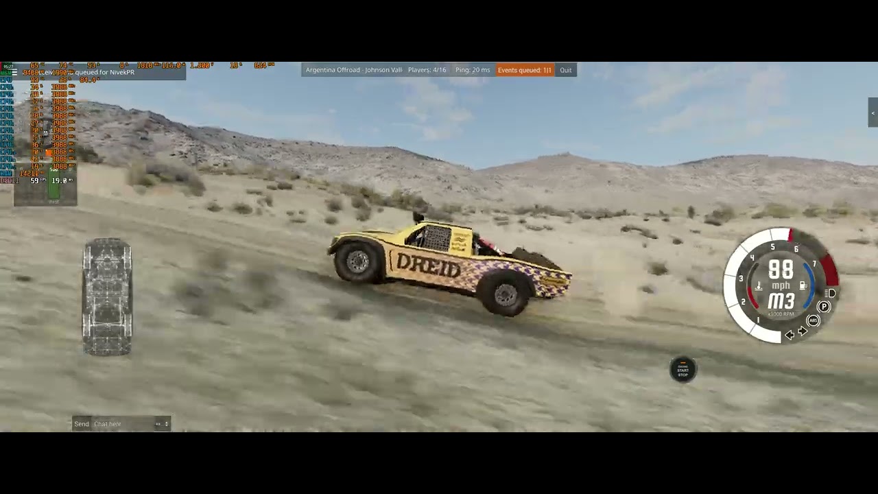 BeamNG drive Johnson valley Baja Gameplay - YouTube