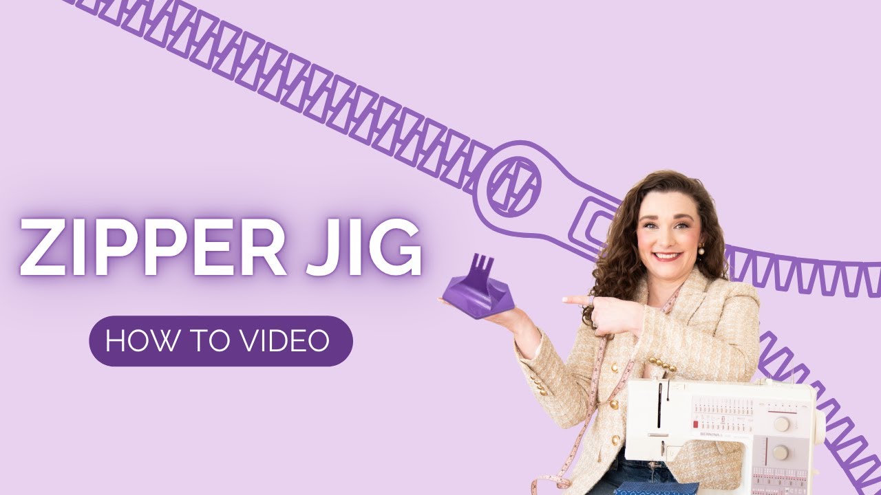 Zipper on a roll! Using a Zipper Jig- How To use it! - YouTube