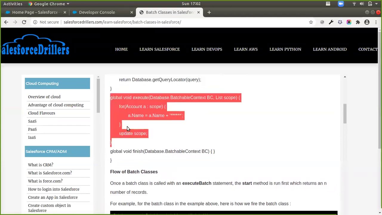 Session 10 Batch Classes in Salesforce - YouTube