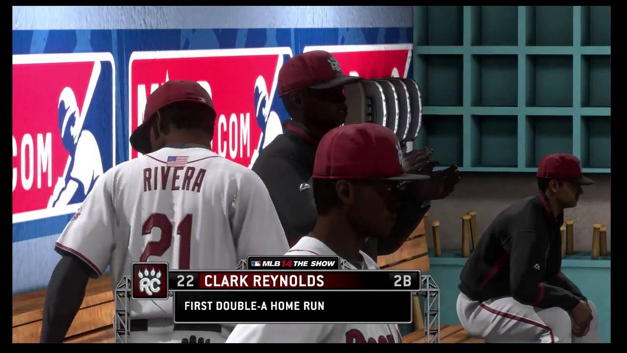 Clark Reynolds 1st Career HR - YouTube
