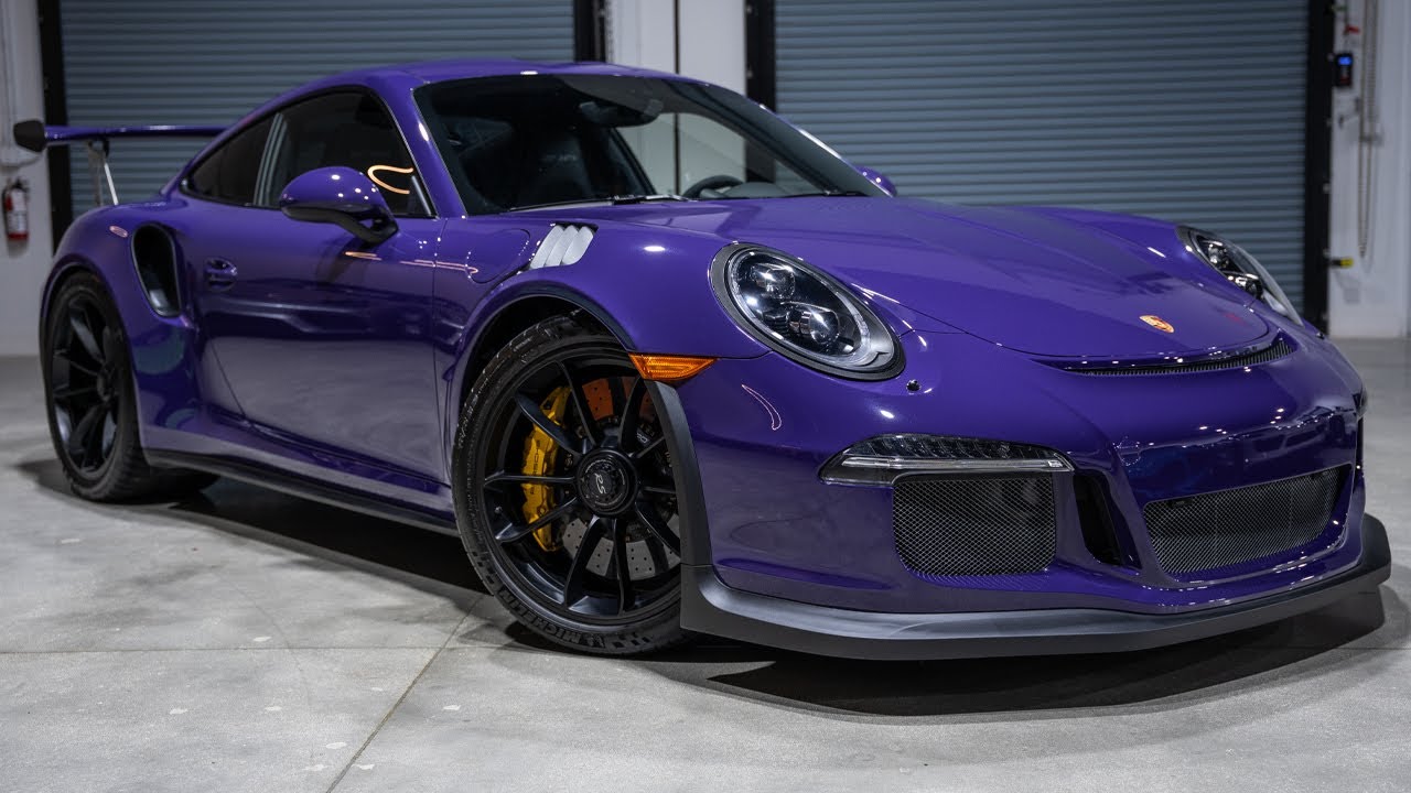 2016 Porsche 911 GT3 RS in Ultraviolet! - YouTube