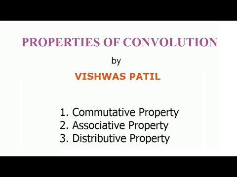Properties of Convolution - YouTube