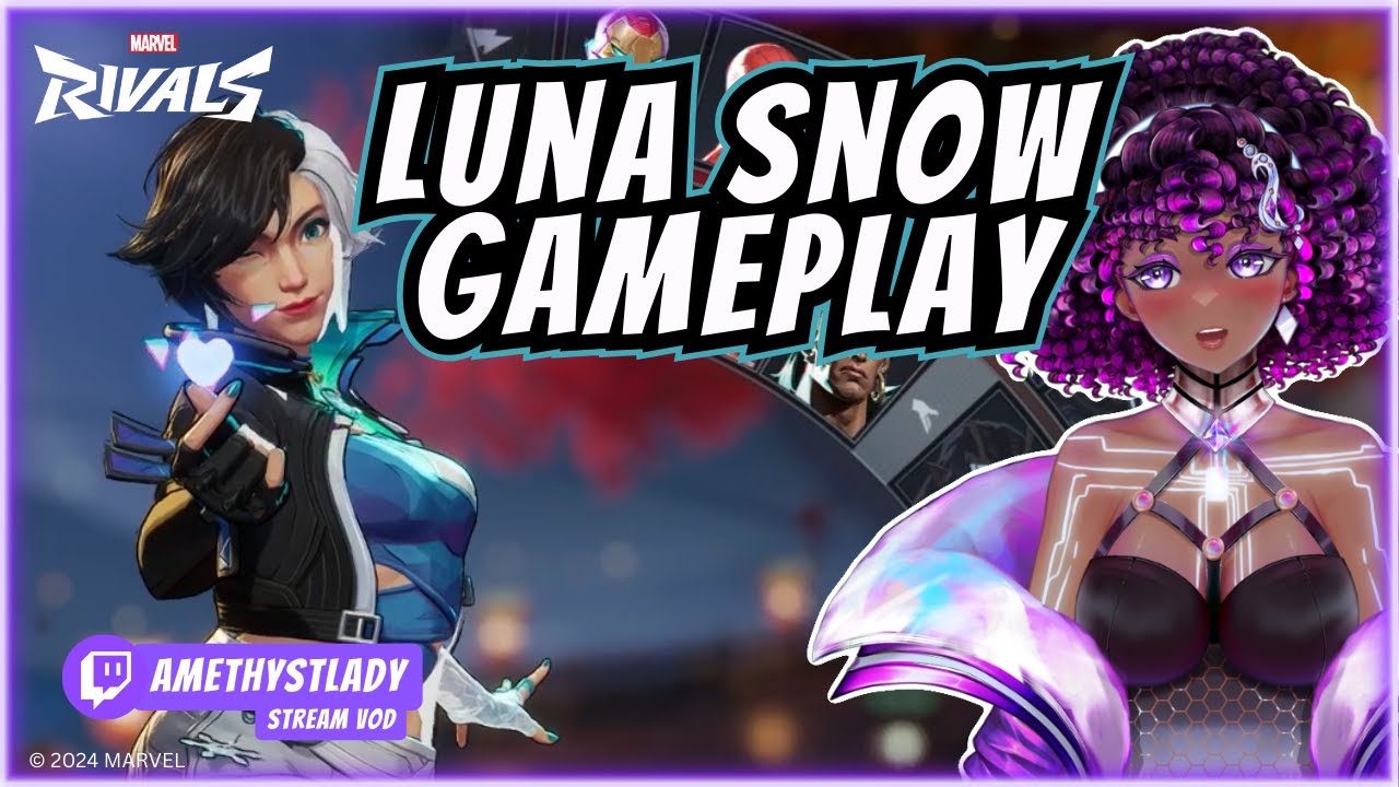 I Played A LOT Of Luna Snow | Marvel Rivals Luna Snow Gameplay - YouTube
