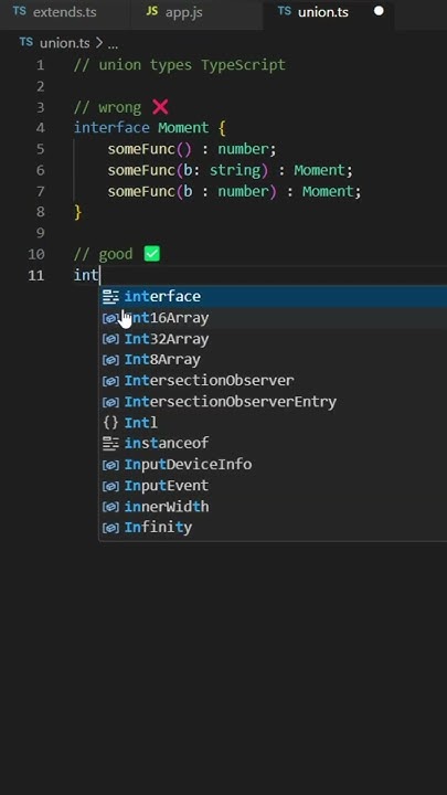 Typescript: Union Types 📲🚀 - YouTube