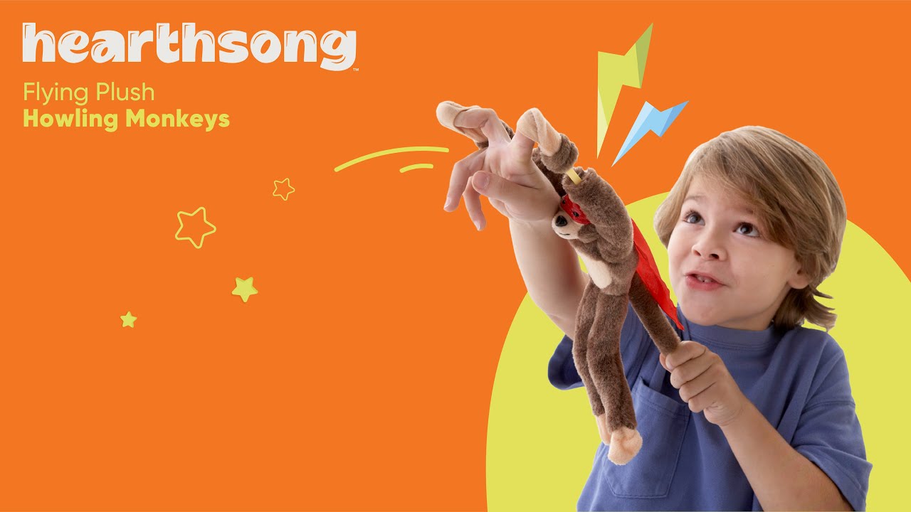 Go Bananas Over These Superheroes! | Hearthsong Flying Plush Howling ...