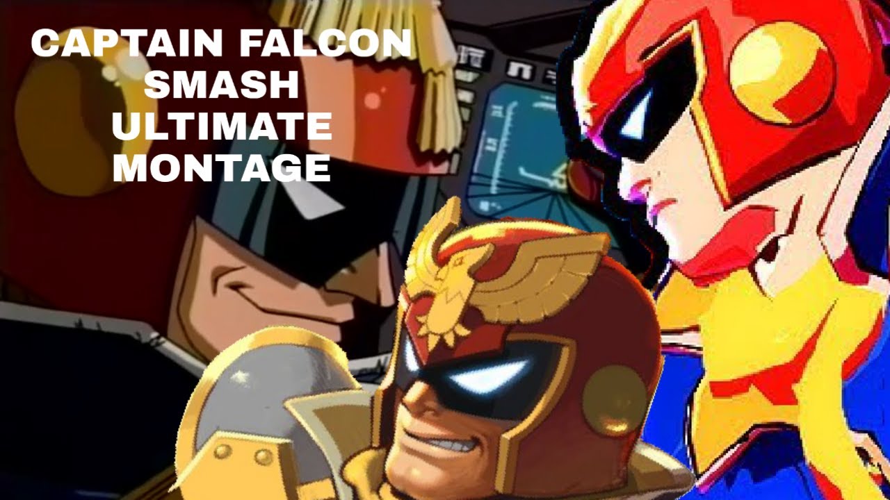CAPTAIN FALCON SHOWS US HIS MOVES! (Smash Bros. Ultimate Montage) - YouTube