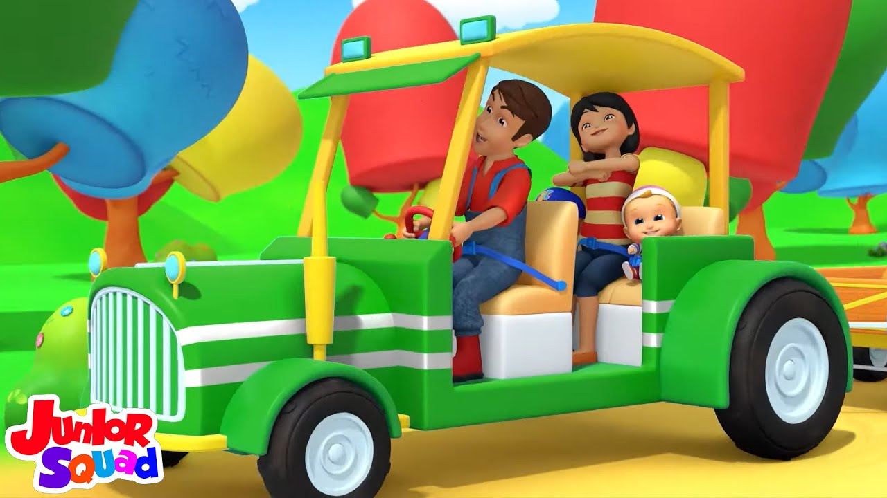 Roda Pada Traktor + Lebih Sajak Dan Kartun Untuk Anak-Anak - YouTube