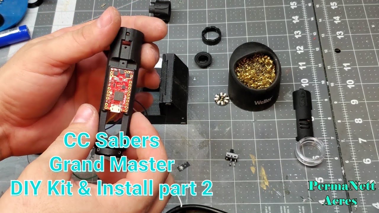 CC Sabers Grand Master DIY Kit & Install part 2 - YouTube