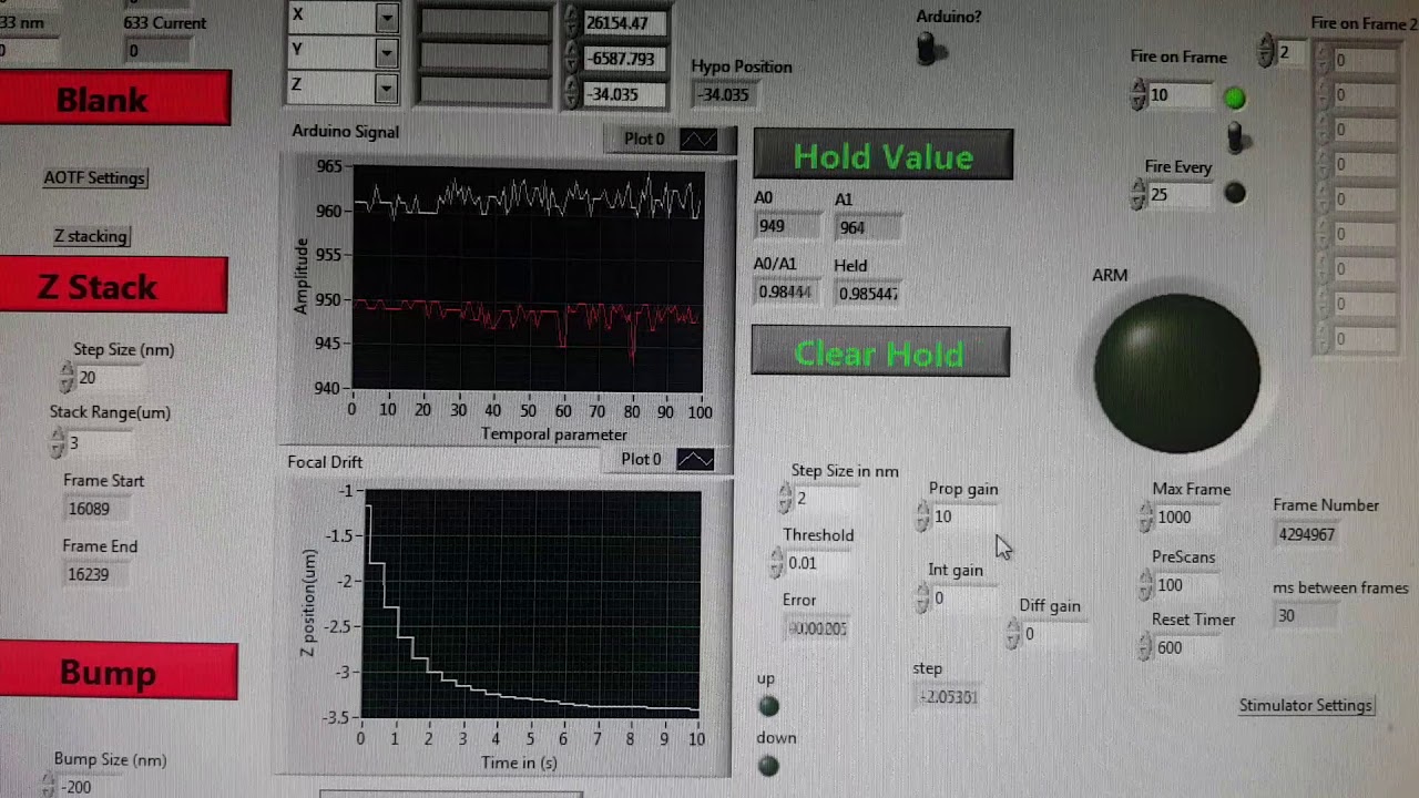 Microscope "focus-lock" in Action - YouTube