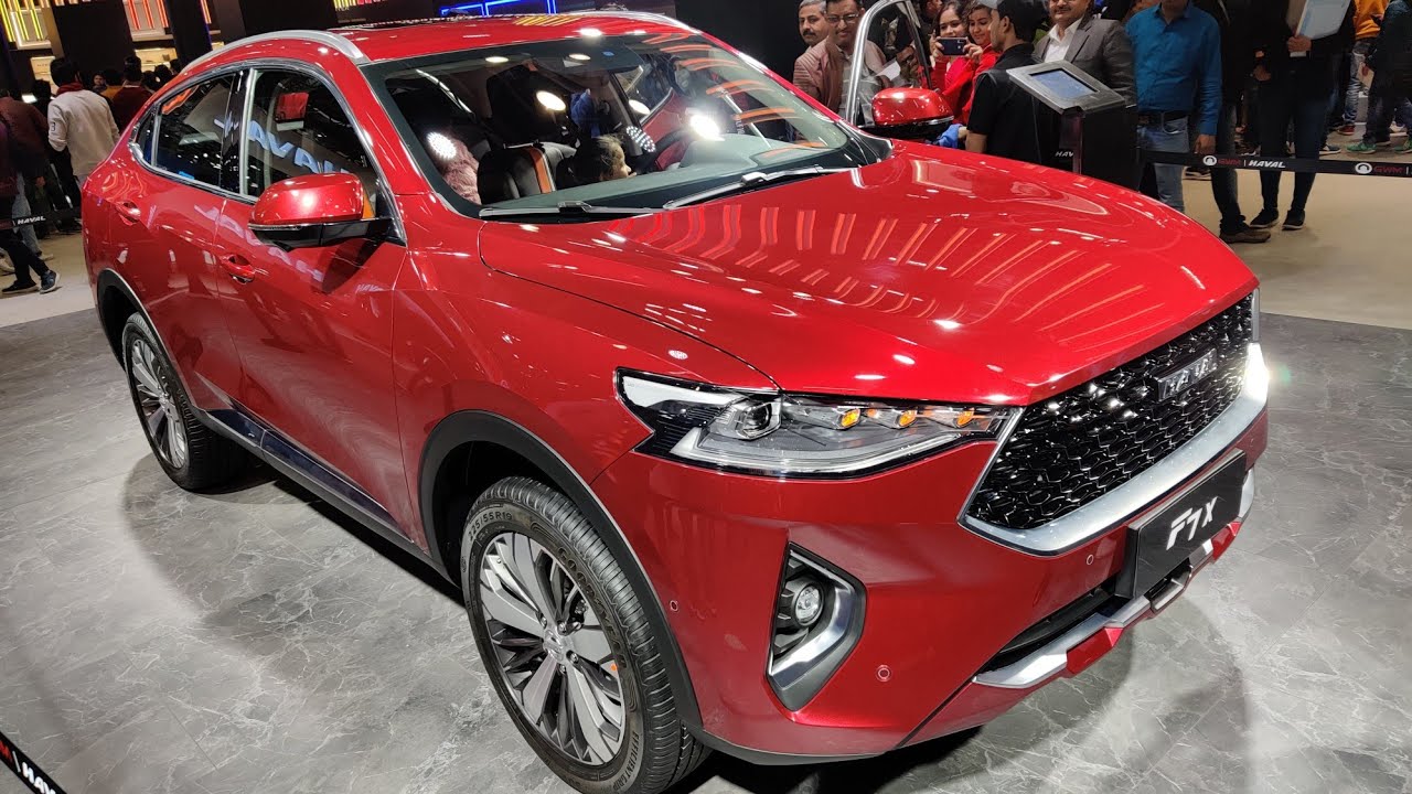 HAVAL F7X - 1.5L & 2.0L Petrol SUV with a saloon back - First Impression - Auto Expo 2020 - YouTube