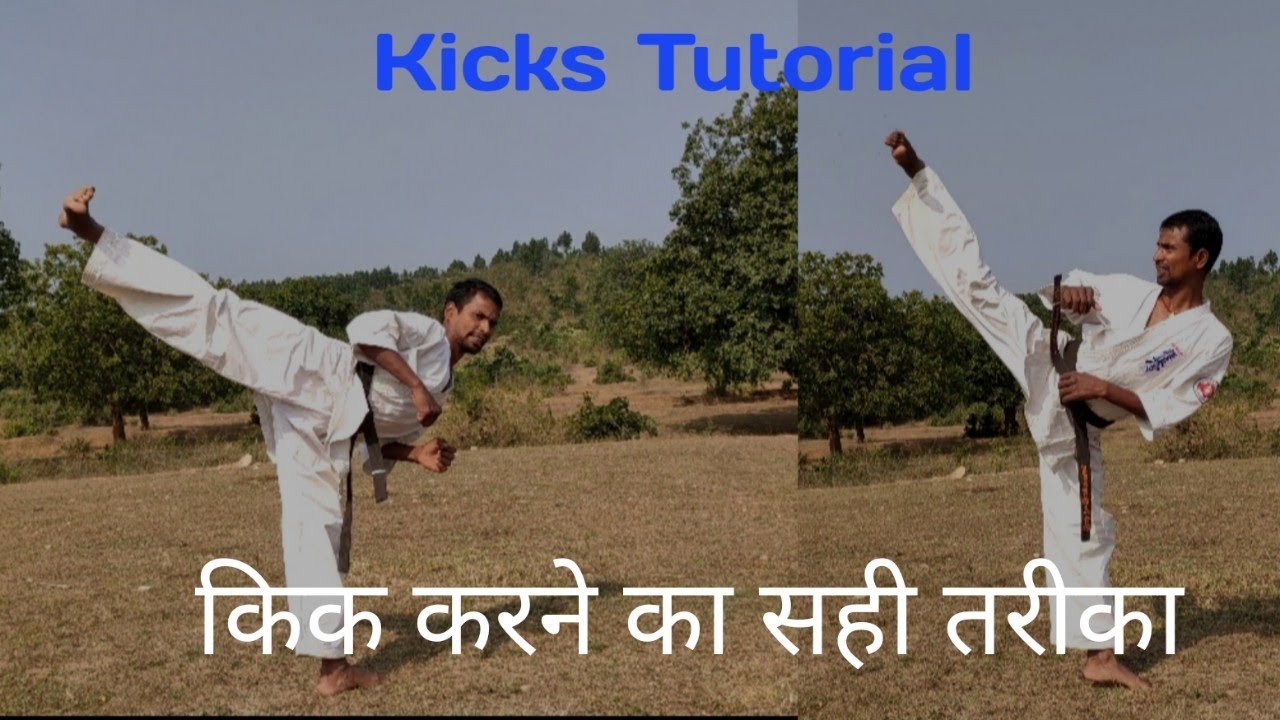 Side kicks and Back kick In Hindi Tutorial || किक कैसे करें || Kicks ...