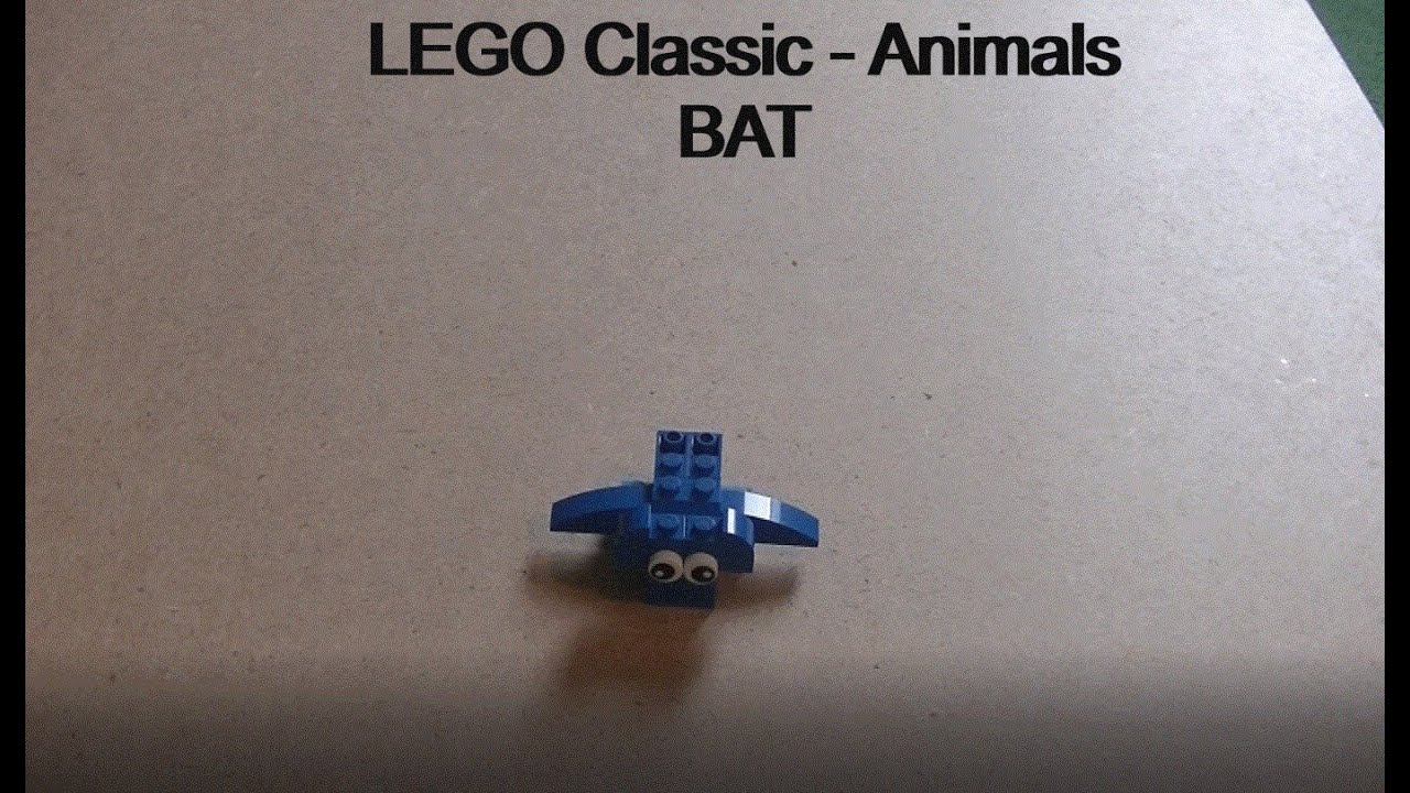 Lego - how to build Lego animals - bat - YouTube