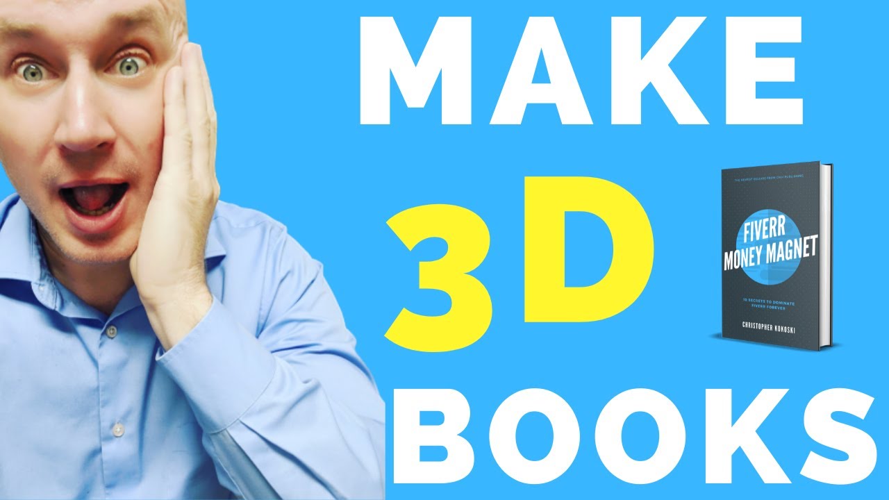 How to Make a 3D Book Cover FREE - YouTube