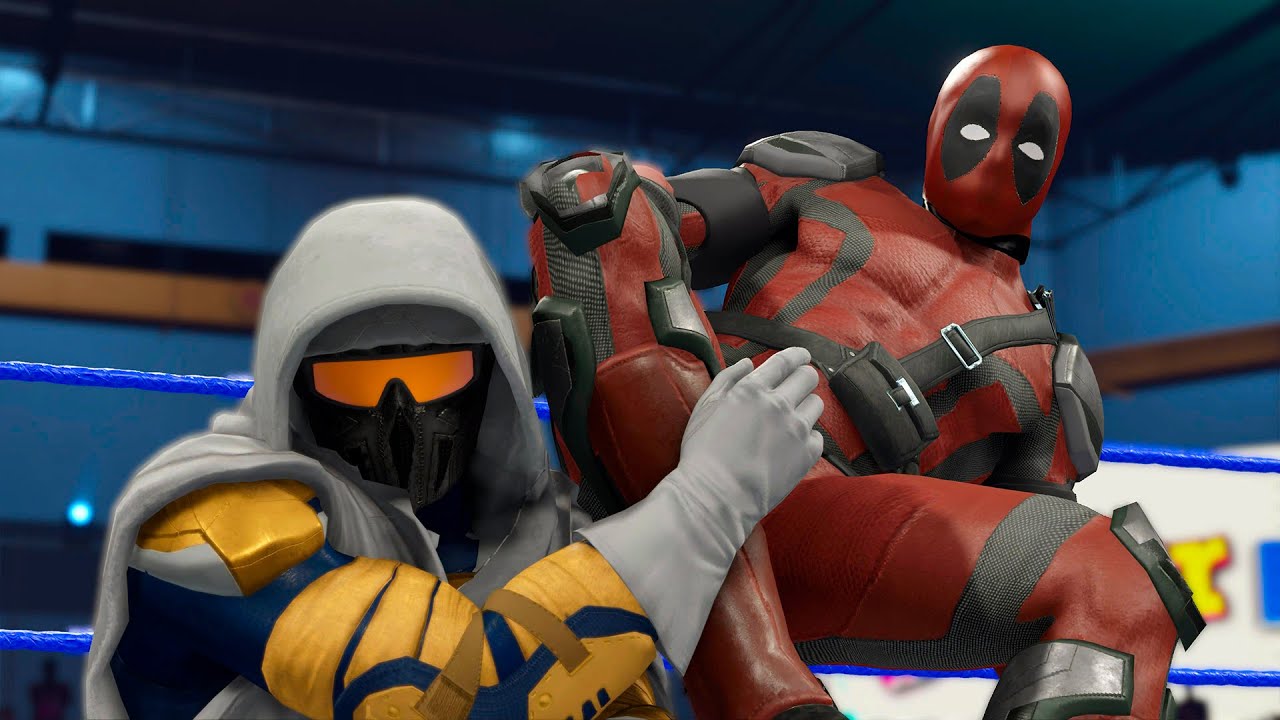 Deadpool vs Taskmaster | Superhero Wrestling Battle WWE 2K23 - YouTube