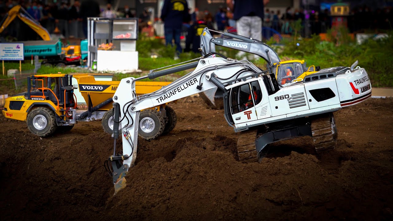 SPECIAL - RC Bagger Premacon Liebherr 960 SME @ Faszination Modellbau ...