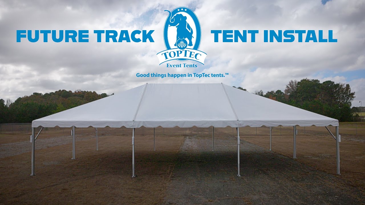 Future Track Keder Frame Tent Installation - YouTube