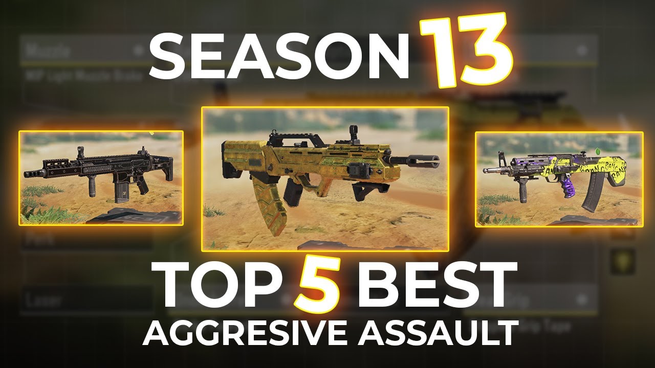 Call of Duty Mobile Season 13 - Top 5 Best Assault in Cod Mobile Season ...