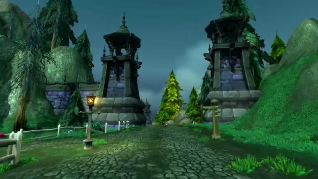 Walking "World of Warcraft" in "Silverpine Forest" - YouTube