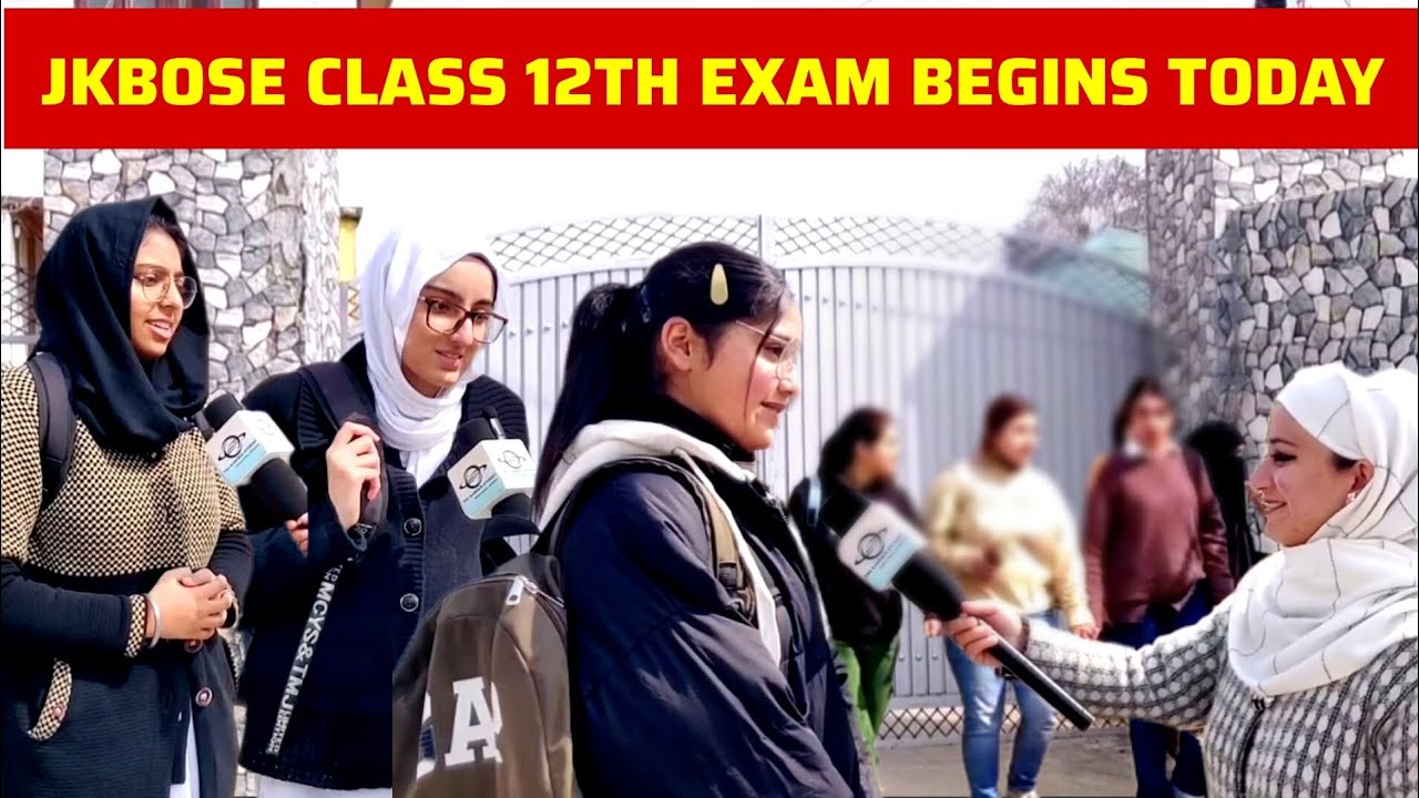 JKBOSE Class 12th exams (Session March 2024) begins today - YouTube