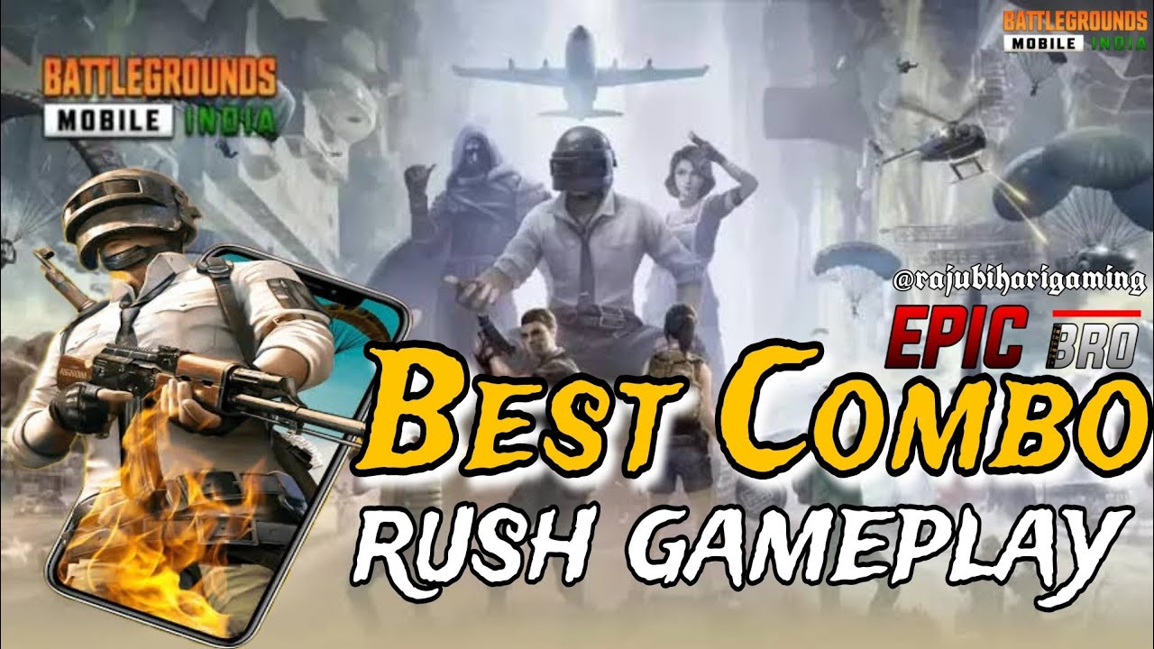 Best Combo Gun | Full Rush Gameplay | BGMI | RAJUBIHARIGAMING - YouTube