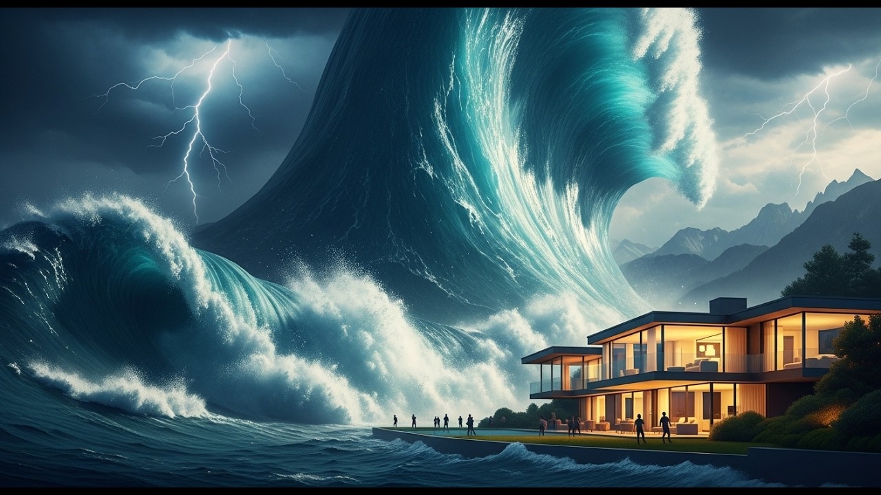 MASSIVE Tsunami Almost Destroys a $200M Billionaire Villa in ...