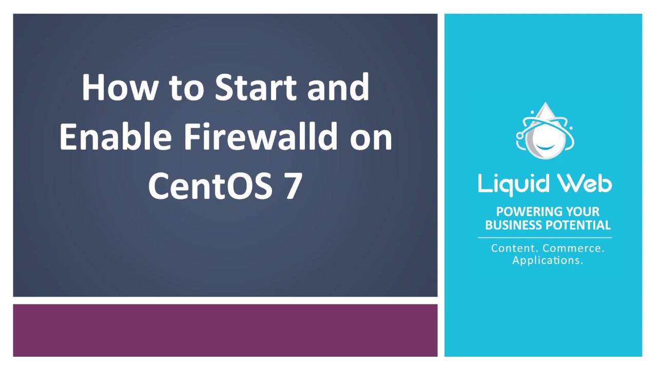 How To Start And Enable Firewalld On CentOS 7 YouTube how-to-start-and-enable-firewalld-on-centos-7-youtube