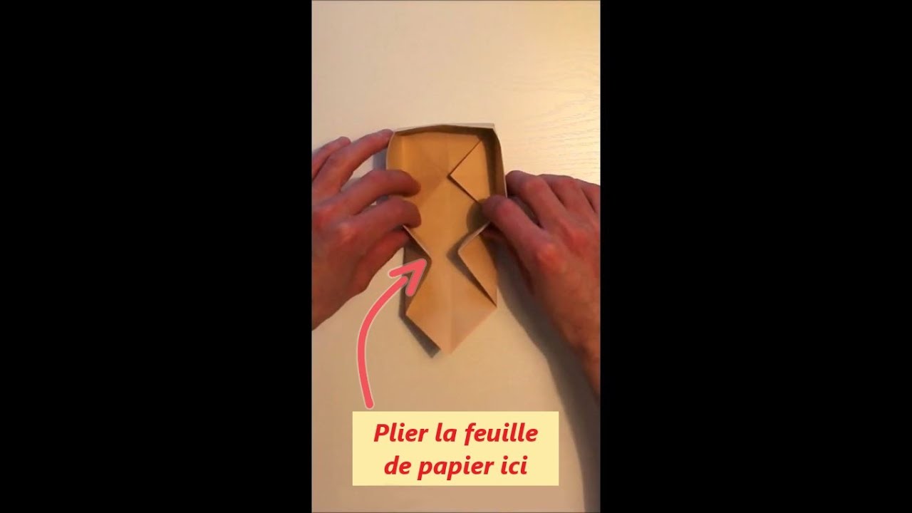 #DIY pliage d'une boite en papier à partir d'une feuille de papier # ...