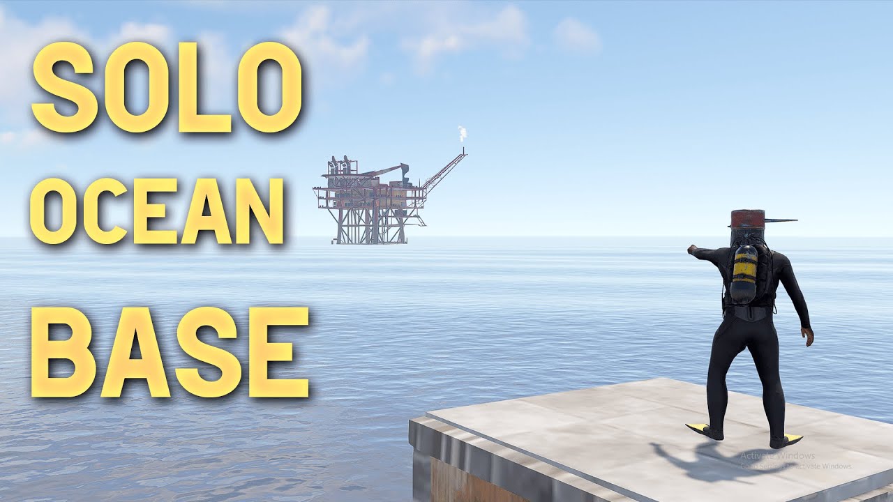 How a 6000 HOUR SOLO SNOWBALL'S on OIL RIG - Rust (Old Video) - YouTube