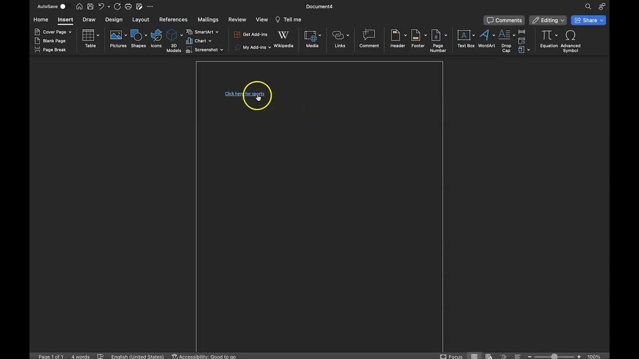 How to use a hyperlink - YouTube