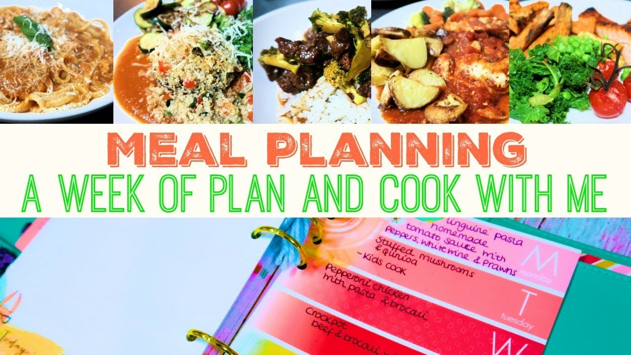 MEAL PLANNING | Plan & Cook with Me | Family Life - YouTube